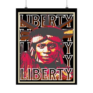 Liberty Remastered African Queen Poster - Black History Inspirational ...