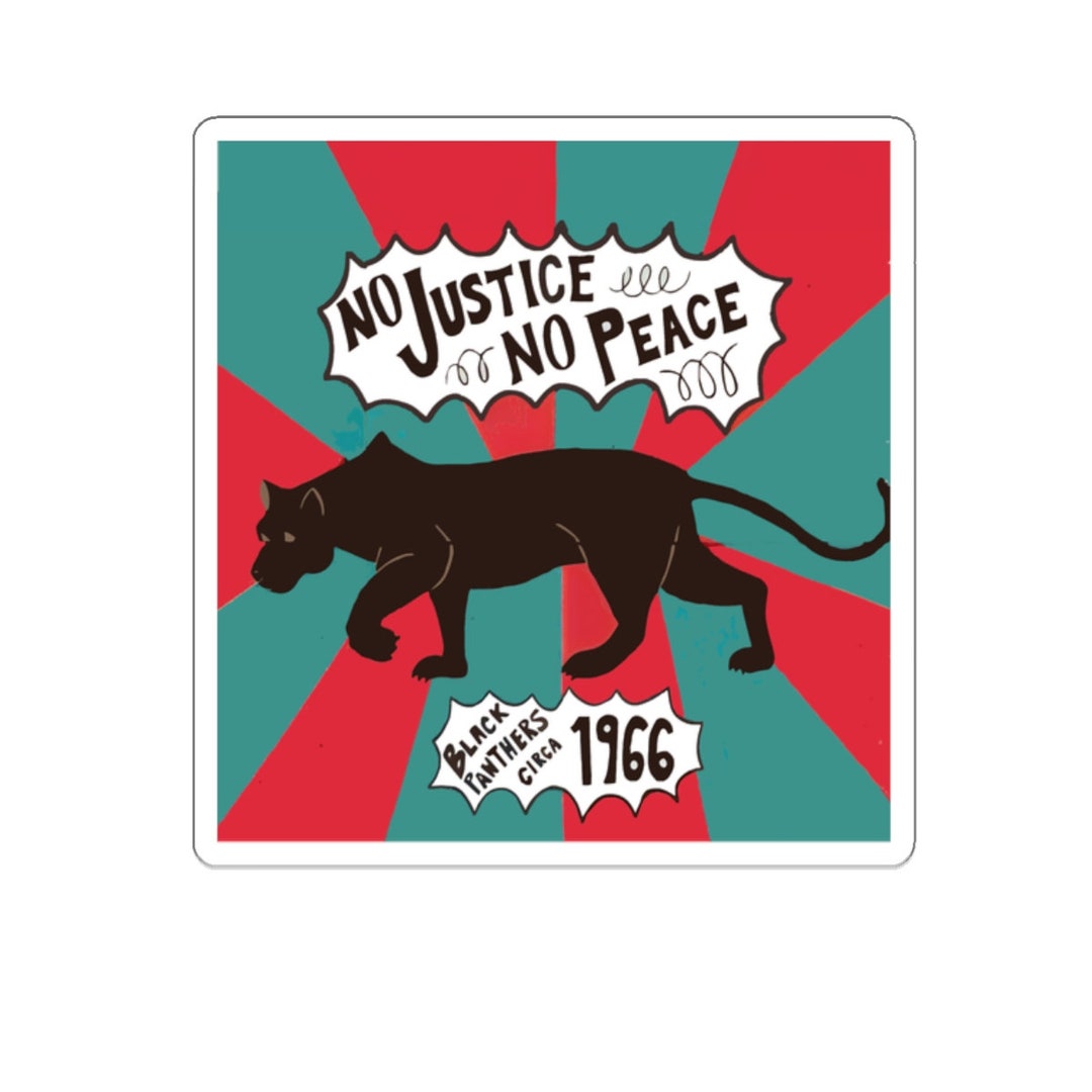 Black History Vinyl Stickers - Civil Rights & Black Panther Party Icons ...