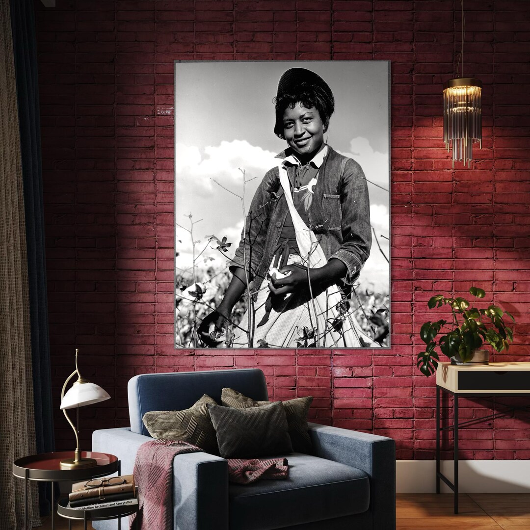 Cotton Fields Black Historical Wall Art | Black History Digital ...