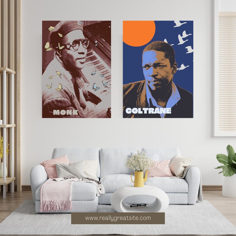John Coltrane Digital Download Print - Remastered Jazz Artwork - Etsy