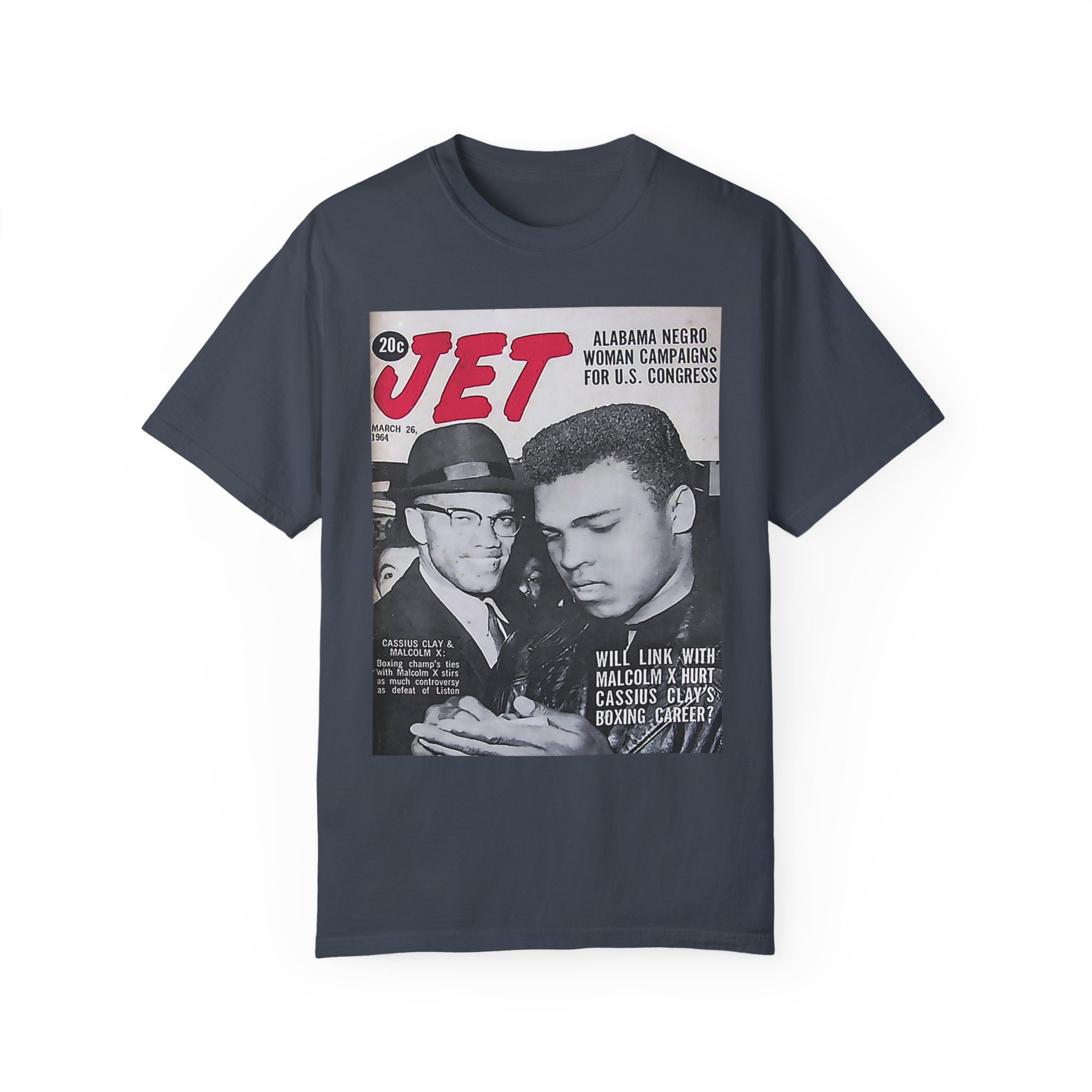 Malcolm X & Muhammad Ali Jet Magazine Cover T-shirt | Civil Rights - Etsy