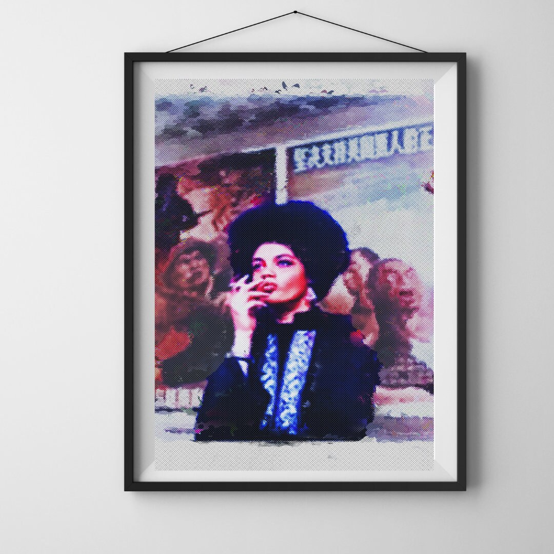 Kathleen Cleaver Remastered Oil Painting - Digital Download in PNG ...