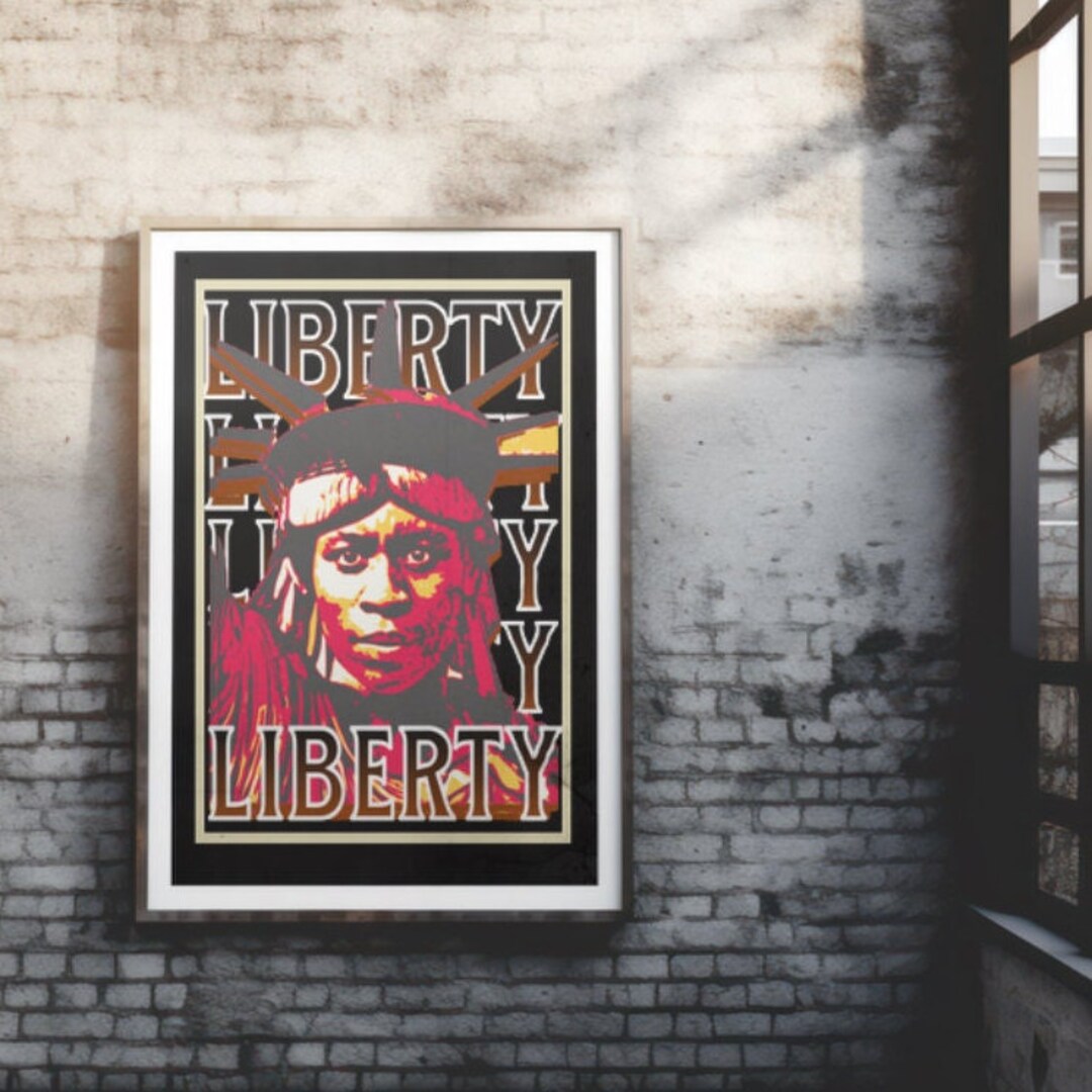 Liberty Remastered African Queen Poster - Black History Inspirational ...