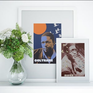 John Coltrane Digital Download Print - Remastered Jazz Artwork - Etsy