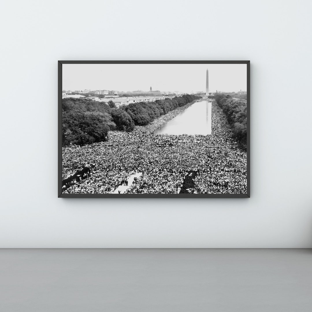 Black History March on Washington Digital Download Art Print, Black ...
