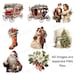 35 PNG Victorian Christmas Clip Art, Christmas Clip Art, Vintage ...