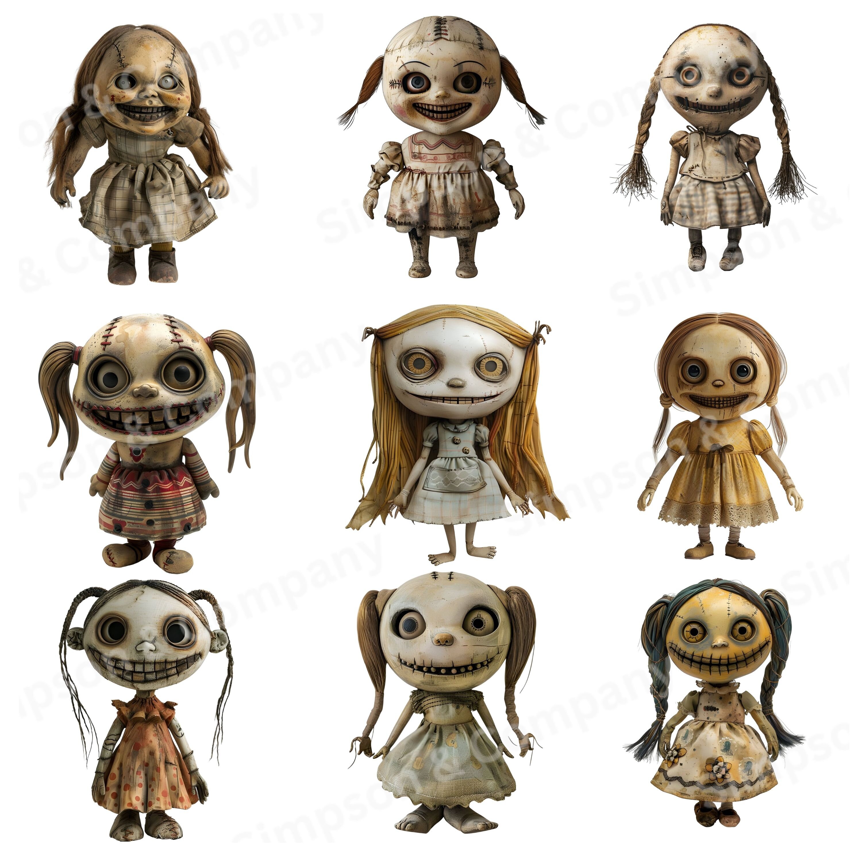 35 PNG Sinister Baby Dolls Clip Art, Dolls Clipart, Halloween Clip Art ...