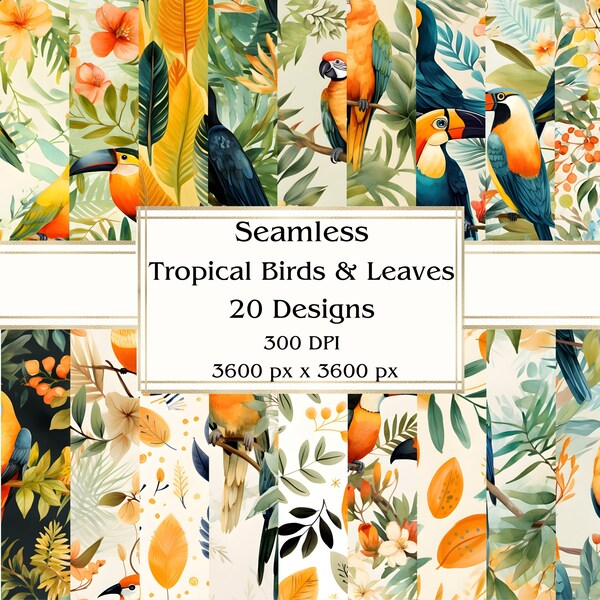 Tropical Scrapbook - Etsy