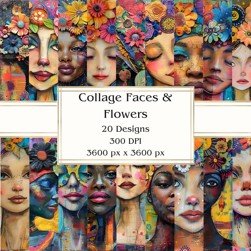 Whimsical Faces - Etsy