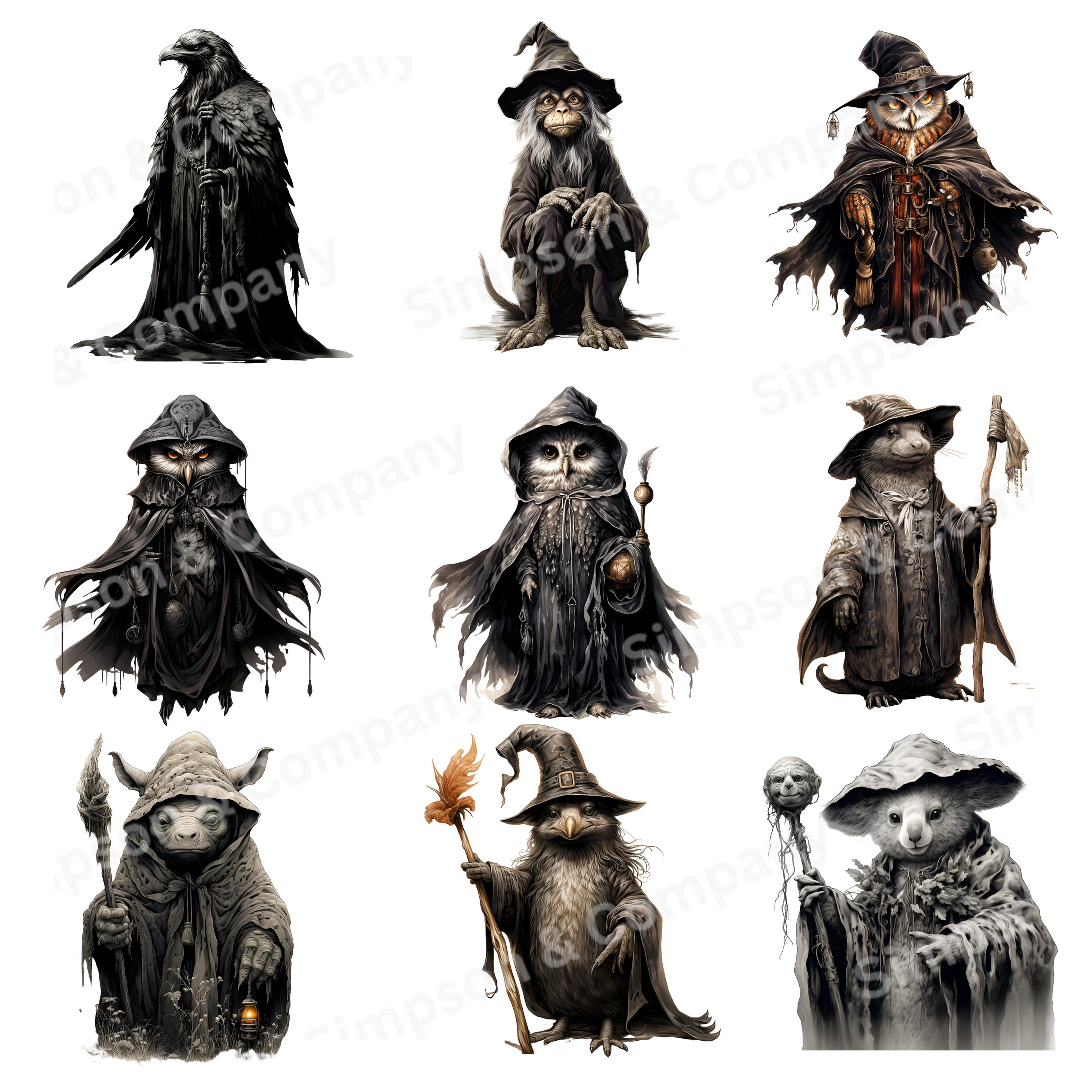 35 PNG Mystical Animals Clipart Animal Clipart Fantasy - Etsy