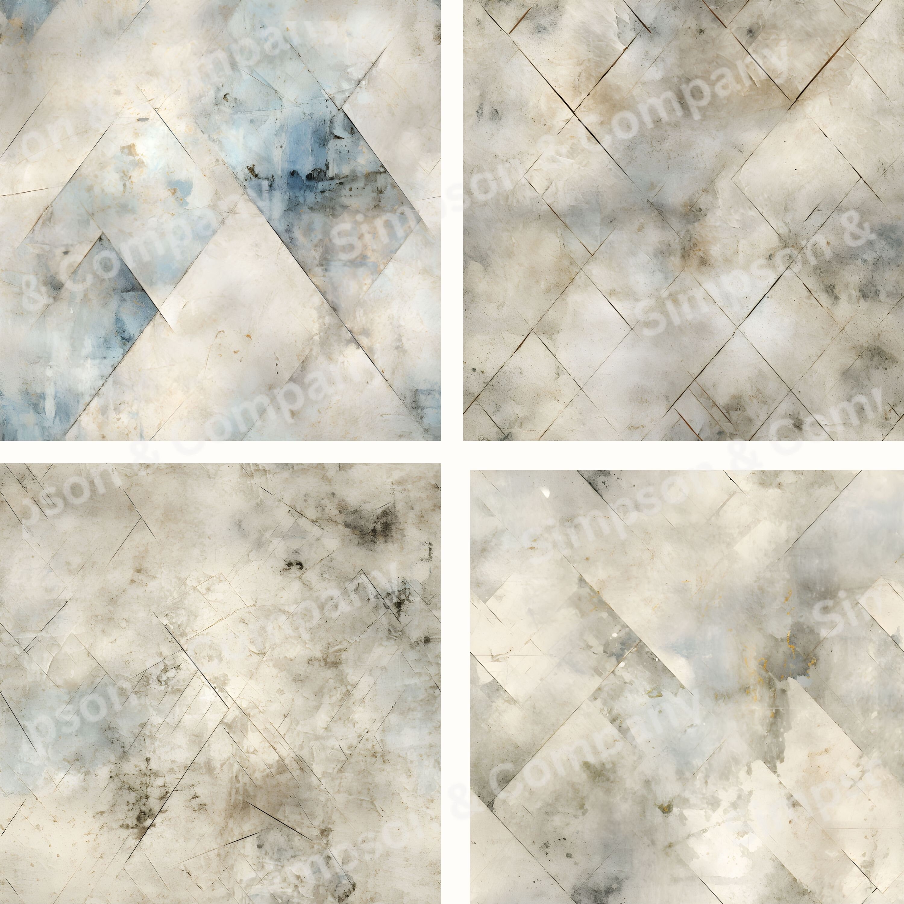 20 Ivory Grunge Seamless Digital Paper, JPEG, 12 X 12, Scrapbook Paper ...