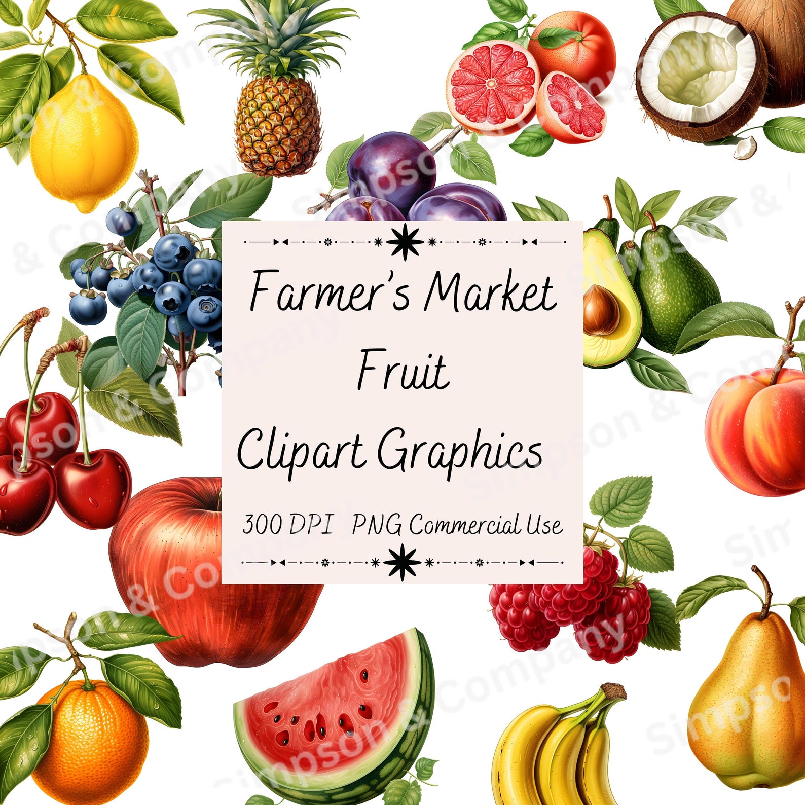 35 PNG Farmer's Market Fruit Clipart, Food Clipart, Fruit Clip Art ...