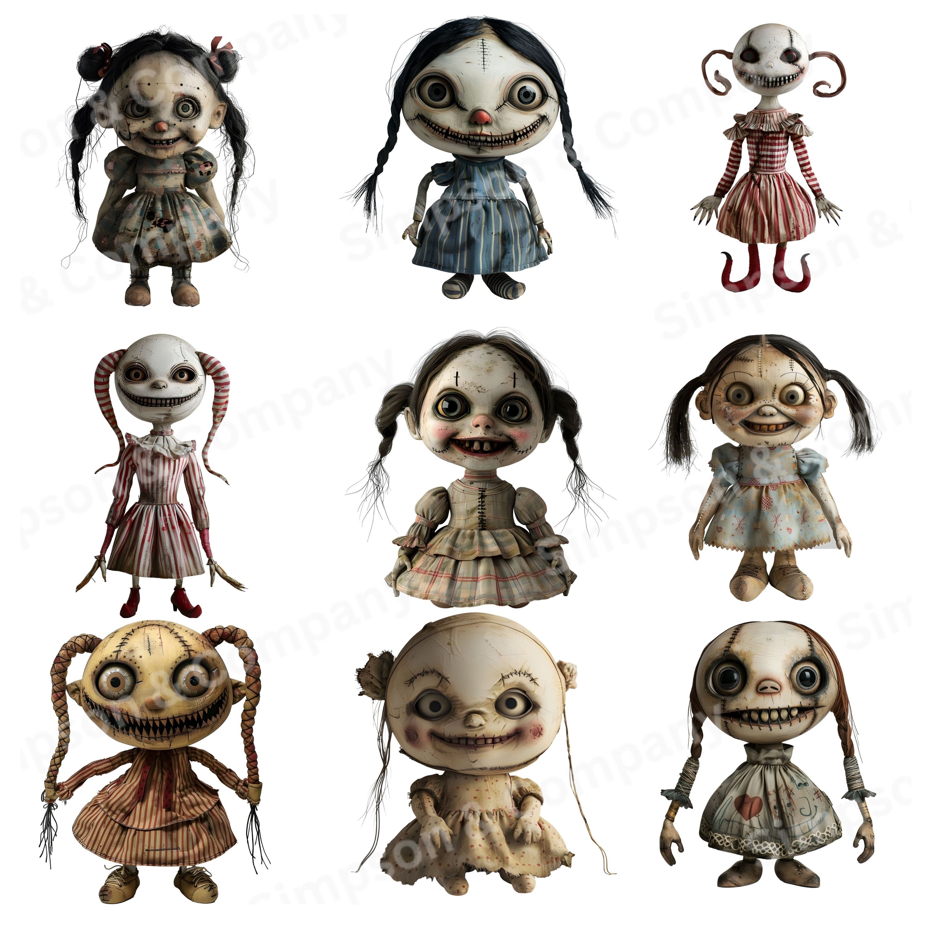 35 PNG Sinister Baby Dolls Clip Art, Dolls Clipart, Halloween Clip Art ...