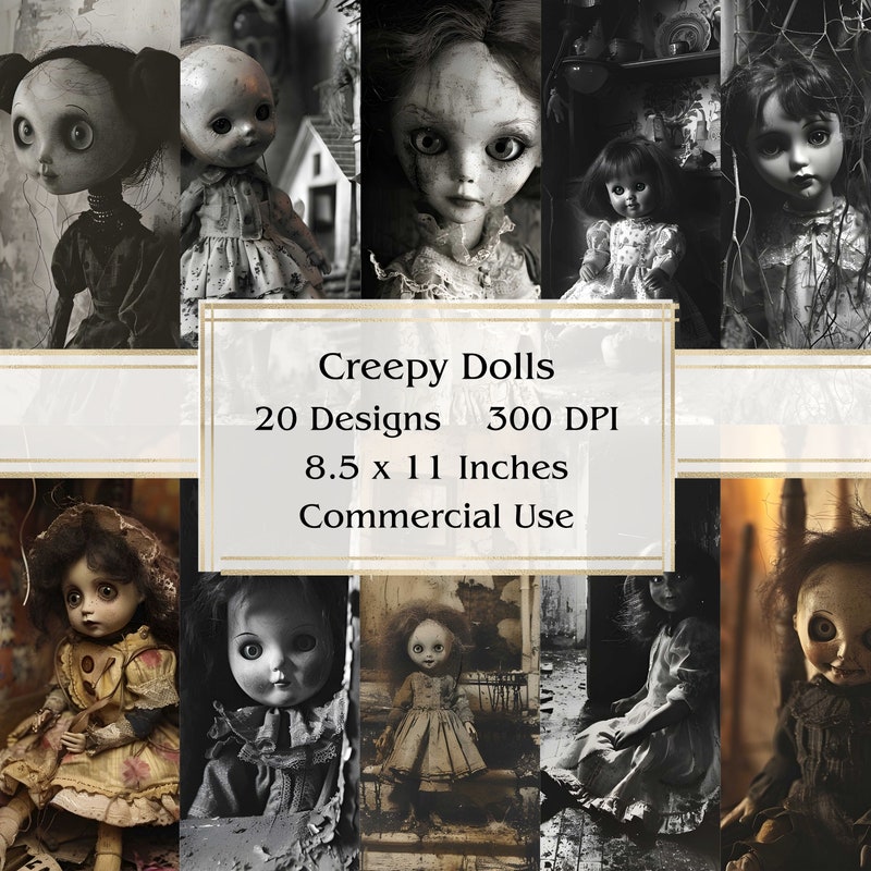 Scary Creepy Dolls - Etsy