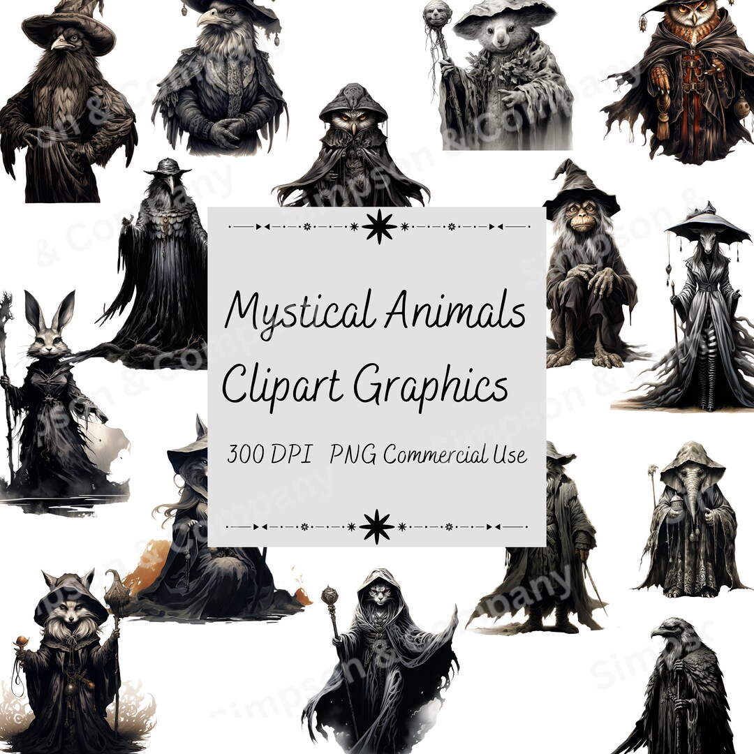 35 PNG Mystical Animals Clipart, Animal Clipart, Fantasy, Sci-fi ...