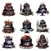 35 PNG Dark Gothic Cakes Clipart, Gothic Clipart, Cakes Clipart ...