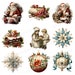 35 PNG Victorian Christmas Clip Art, Christmas Clip Art, Vintage ...