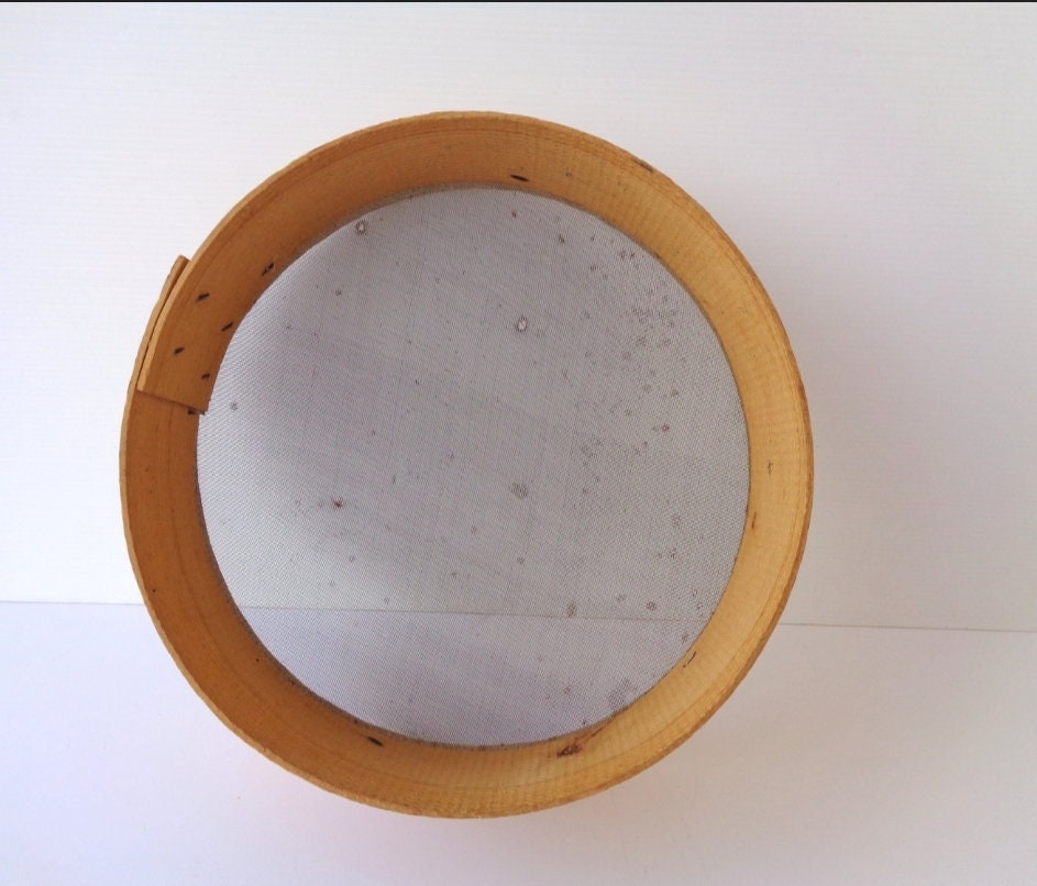 Moroccan Wooden Sieve Traditional Handmade. A Moroccan Wooden Sieve ...