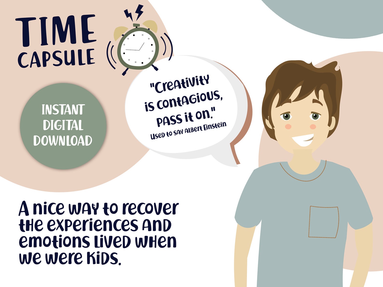 Time Capsule. Instant Download Printable. Sharing a Memory With Kids ...