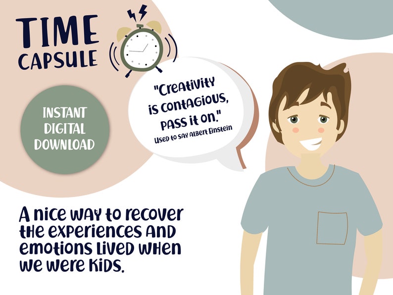 Time Capsule. Instant Download Printable. Sharing a Memory With Kids ...