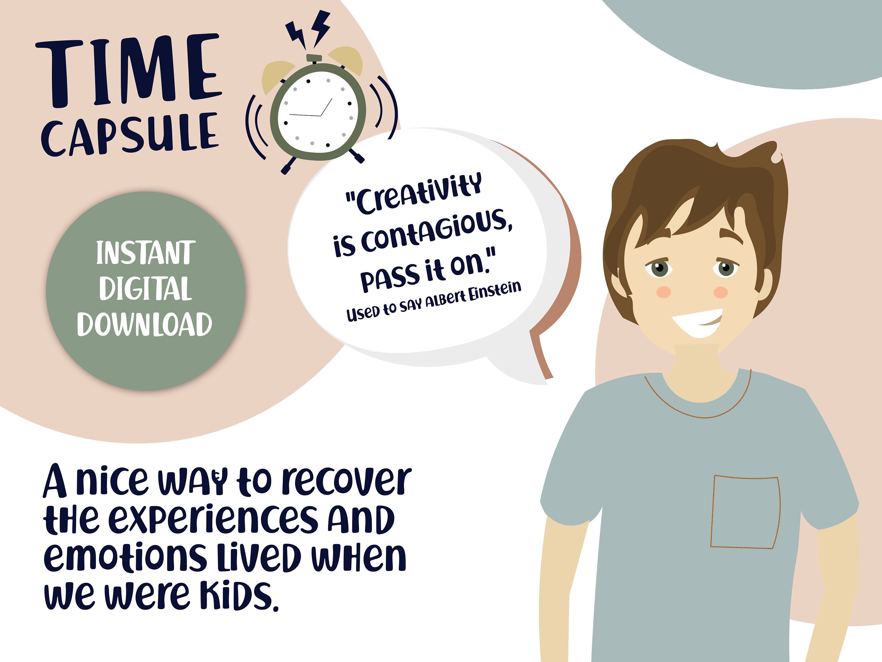 Time Capsule. Instant Download Printable. Sharing a Memory With Kids ...