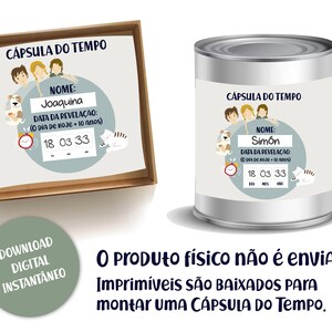 Uma Cápsula Do Tempo Imprimível Para Download Instantâneo. Compartilhe ...