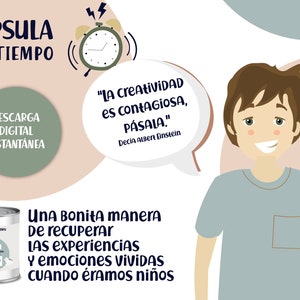 Cápsula Del Tiempo. Descarga Instantánea Imprimible. Compartiendo Un ...