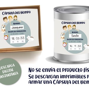 Cápsula Del Tiempo. Descarga Instantánea Imprimible. Compartiendo Un ...