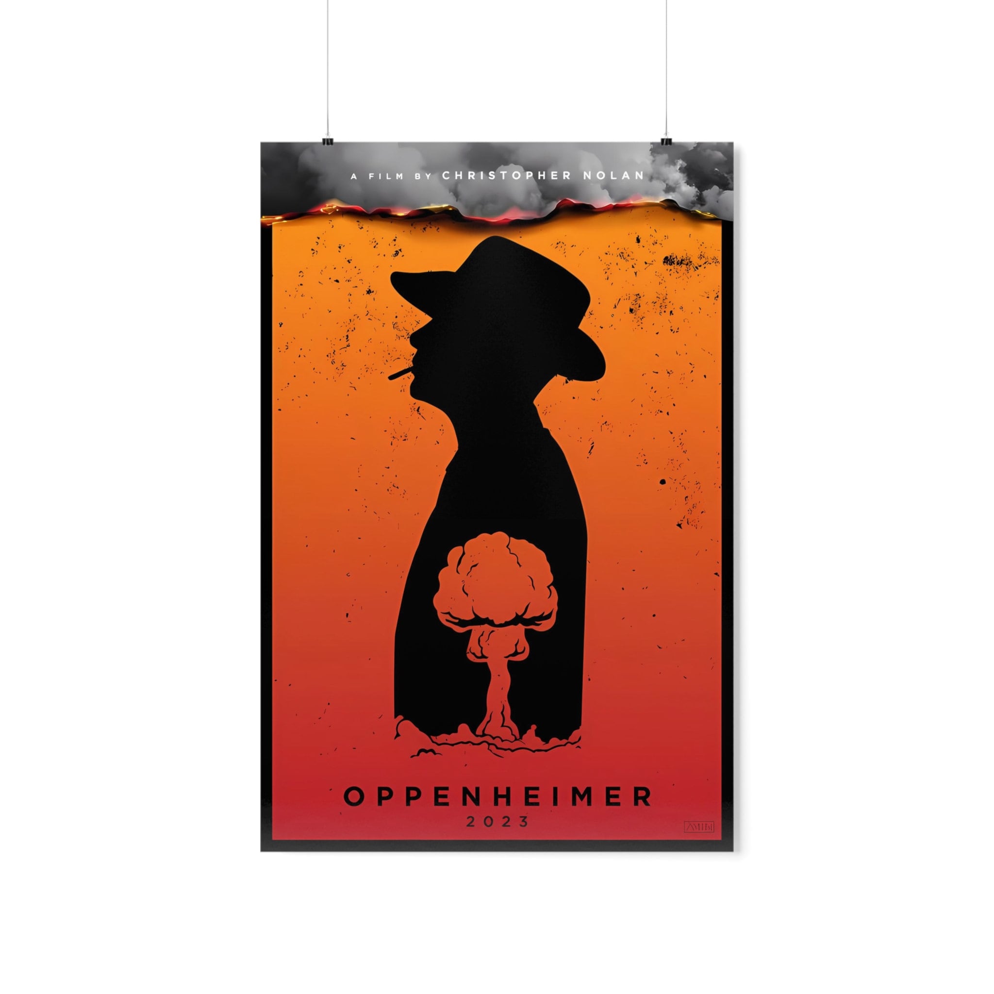 Oppenheimer Poster- Movie Poster, Minimalist Movie Poster, Oppenheimer ...
