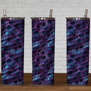 20oz Skinny Tumbler Wrap Seamless Tileable Background Design of Mesh in ...