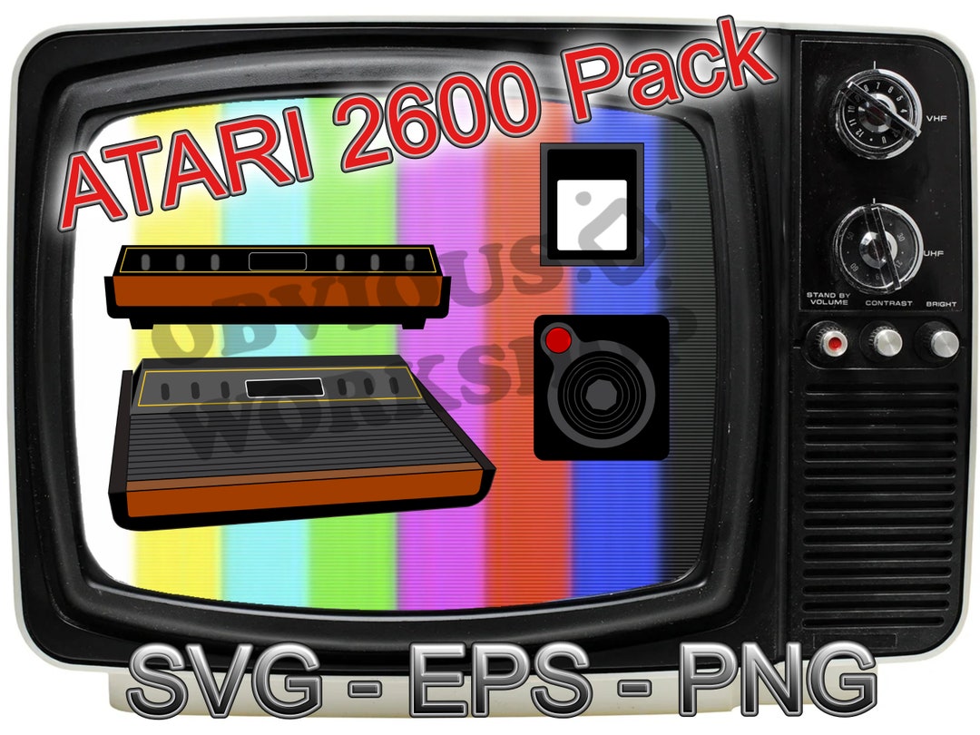 Atari 2600 SVG PNG EPS Pack Clipart - Etsy UK