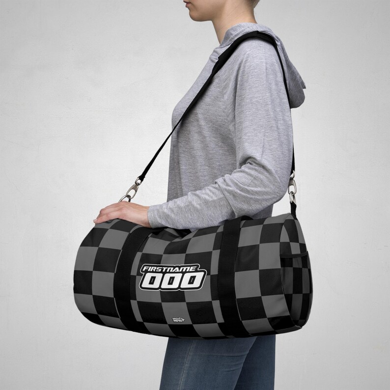 Customizable Racer Number Duffel Bag Motocross Dirt Bike Racing Dirt ...