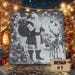 Slate Coaster Christmas Scenes Set of 4 Engraved Natural Slate. Santa ...