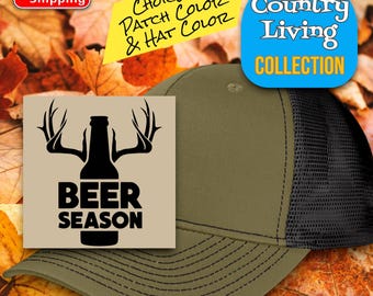 Custom Hat Patch Harley Davidson on NV Caps Motorcycle Select Hat Color ...