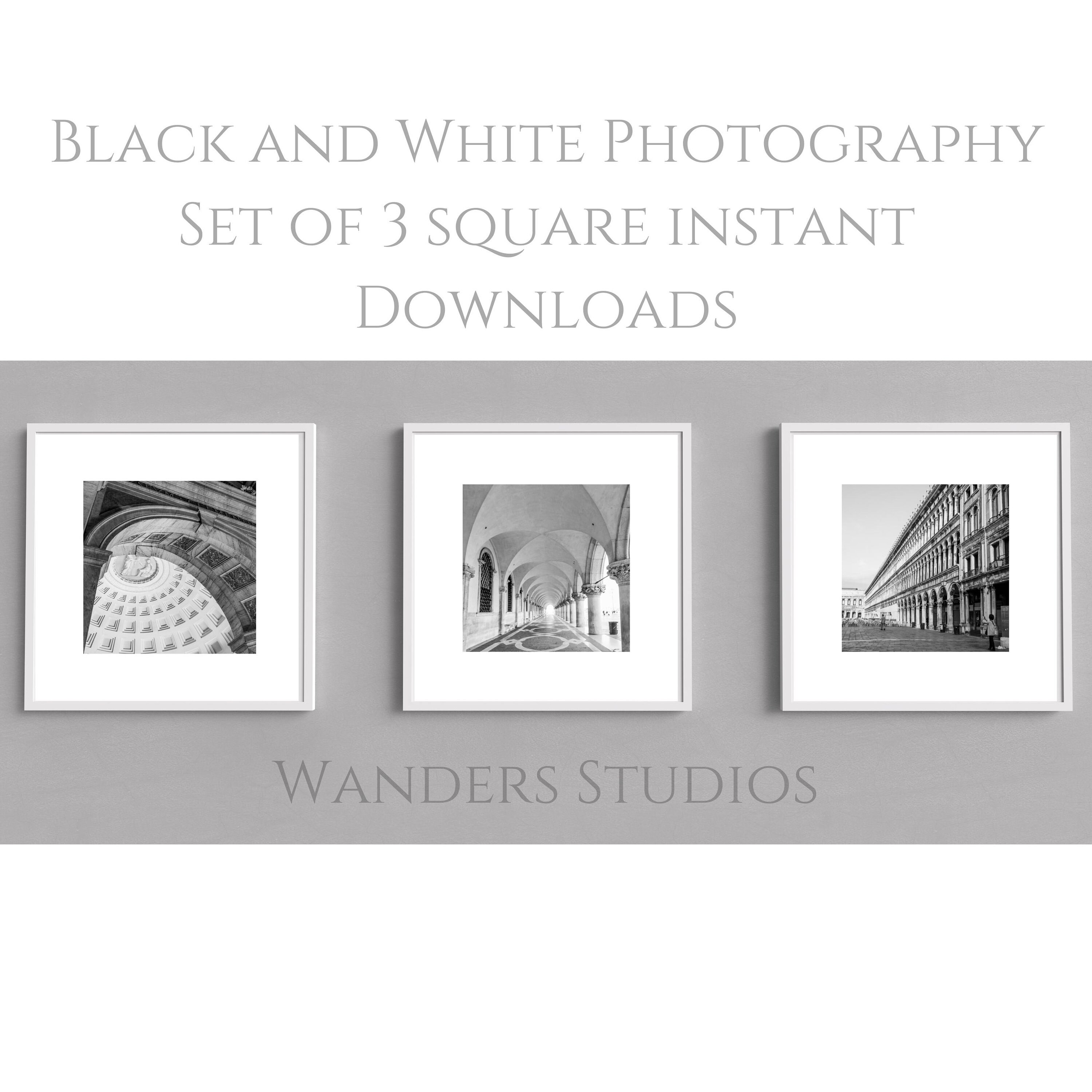 Black And White Square
