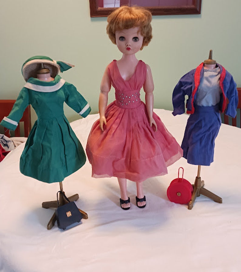 Vintage Dolls - 60s Topper Vintage Candy Doll With Clothes Mannequins ...