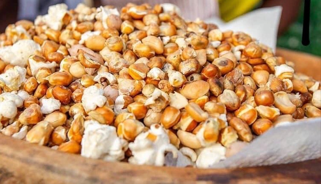 Roasted Corn & Peanut Mix / Abro Ne Nkatie/ Toasted Corn and Groundnut ...