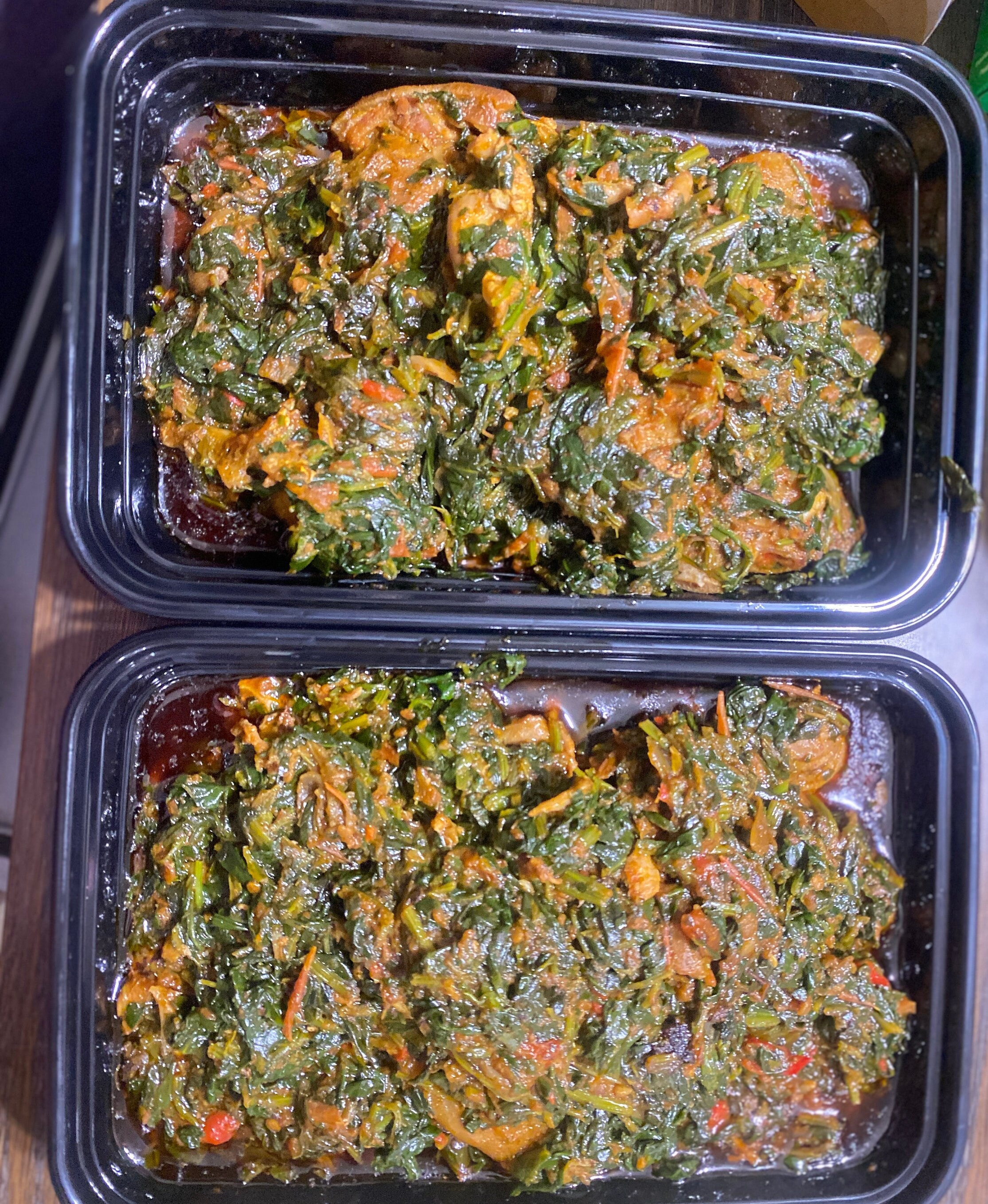 Nigerian Spinach Stew/ Efo Riro With Any Swallow of Choice - Etsy