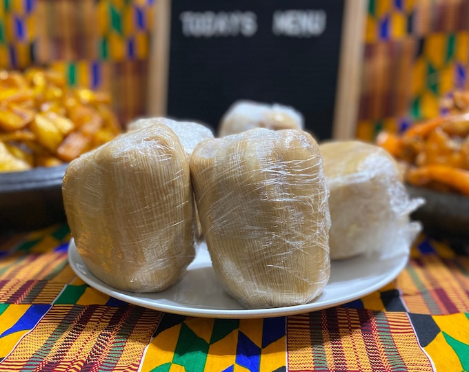 Kenkey / Ga Kenkey / Nkran Dokuno / 6 Pieces / Mixture of Fante and Ga ...