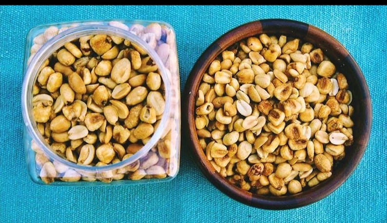 Roasted Corn & Peanut Mix / Abro Ne Nkatie/ Toasted Corn and Groundnut ...