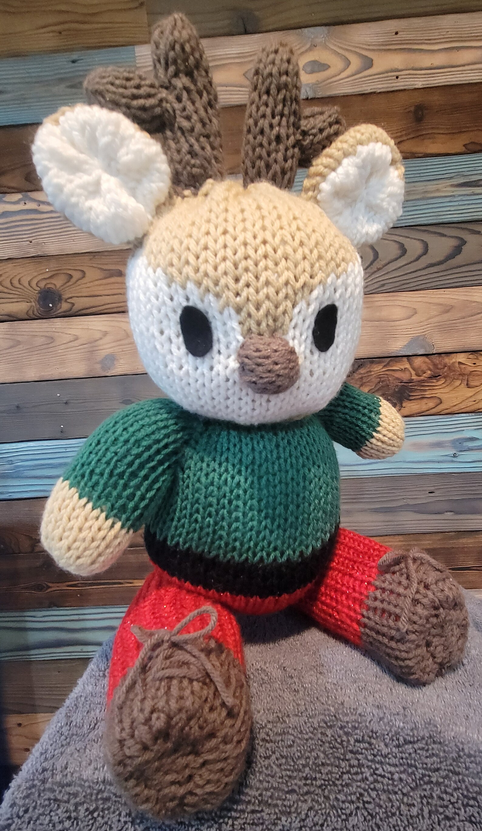 Rhoda & Rodney Reindeer Pdf Knitting Machine Pattern - Etsy