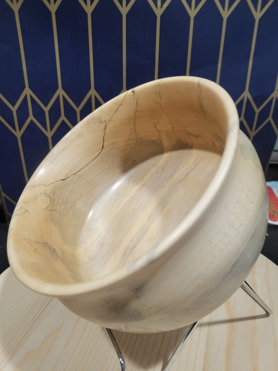 Spalted Box Elder Wood Turned Bowl - Etsy