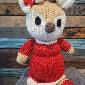 Rhoda & Rodney Reindeer Pdf Knitting Machine Pattern - Etsy