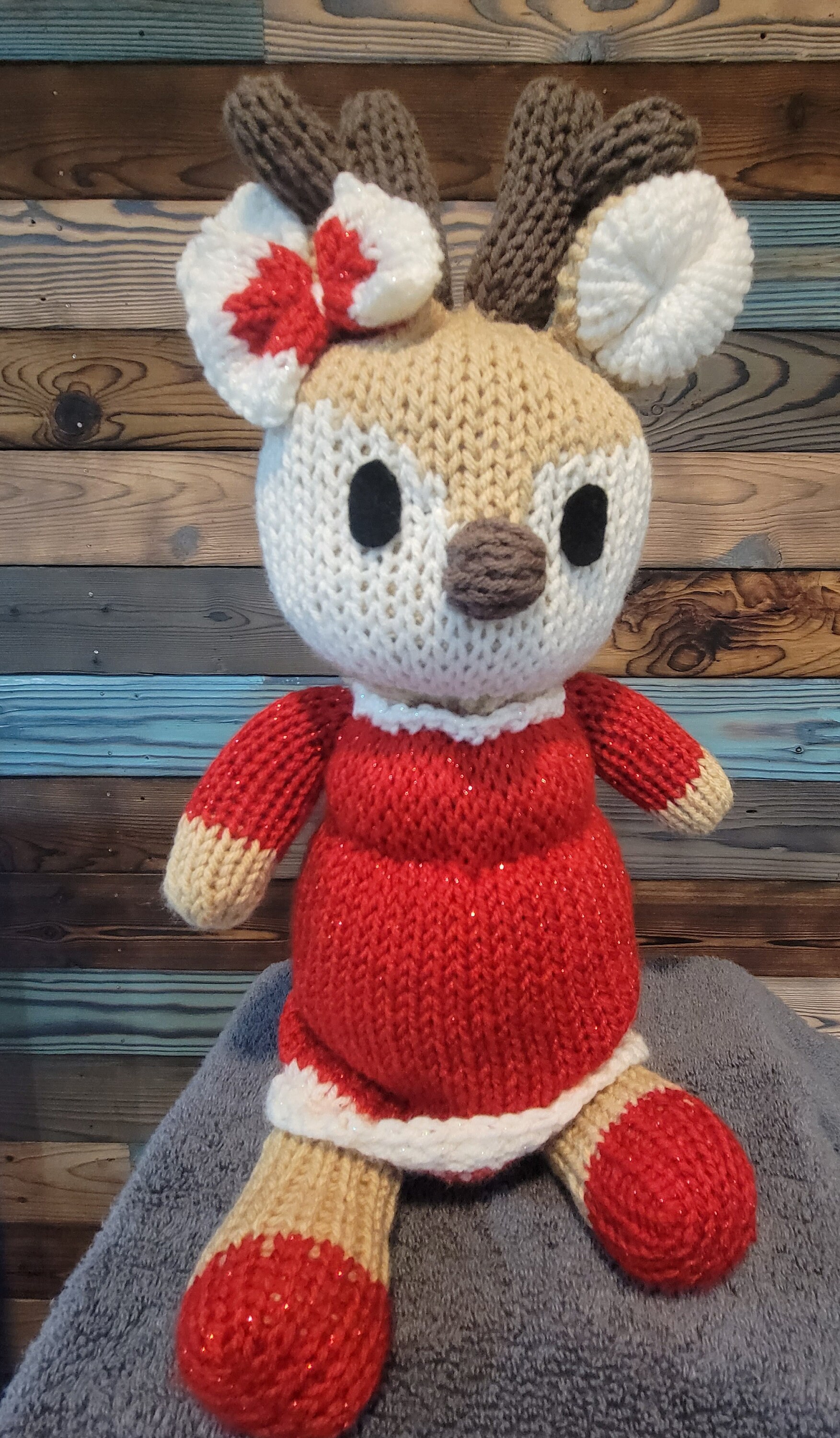 Rhoda & Rodney Reindeer Pdf Knitting Machine Pattern - Etsy