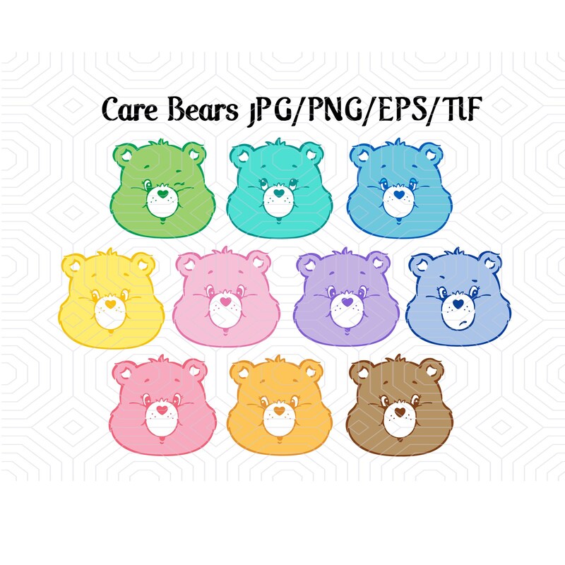 Bear Face Svg - Etsy