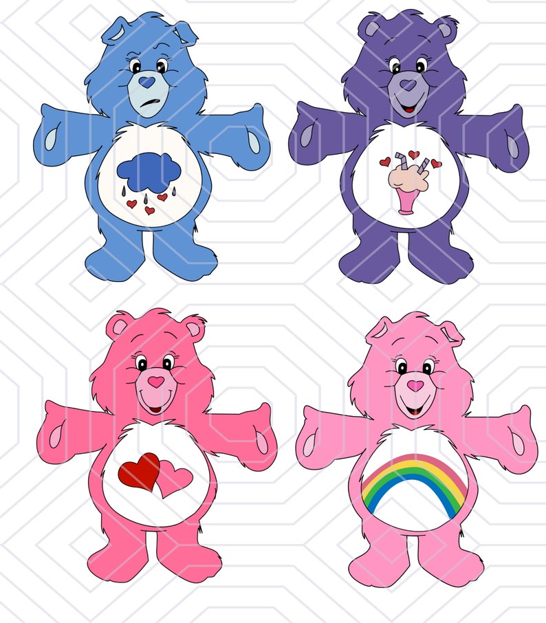 Original Care Bears Models EPS/PNG/TIFF - Etsy