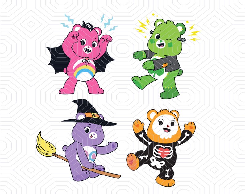 Care Bears Halloween Bundle - Etsy
