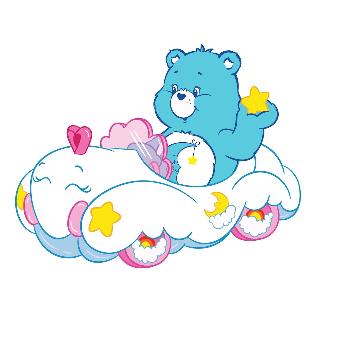 Care Bear Cloud Mobile PNG/EPS/TIFF - Etsy