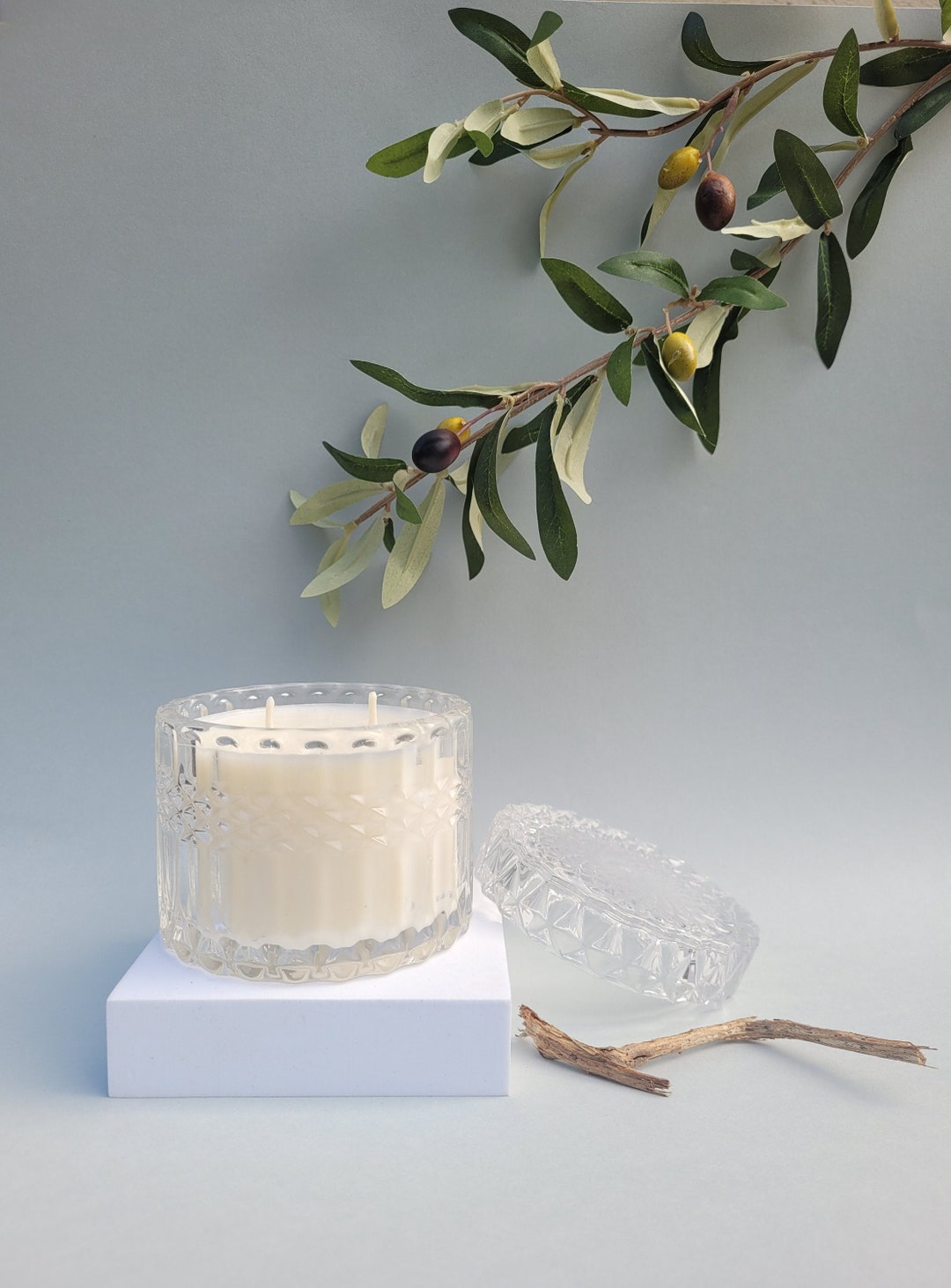 Olive Wood Vegetable Candle - Etsy