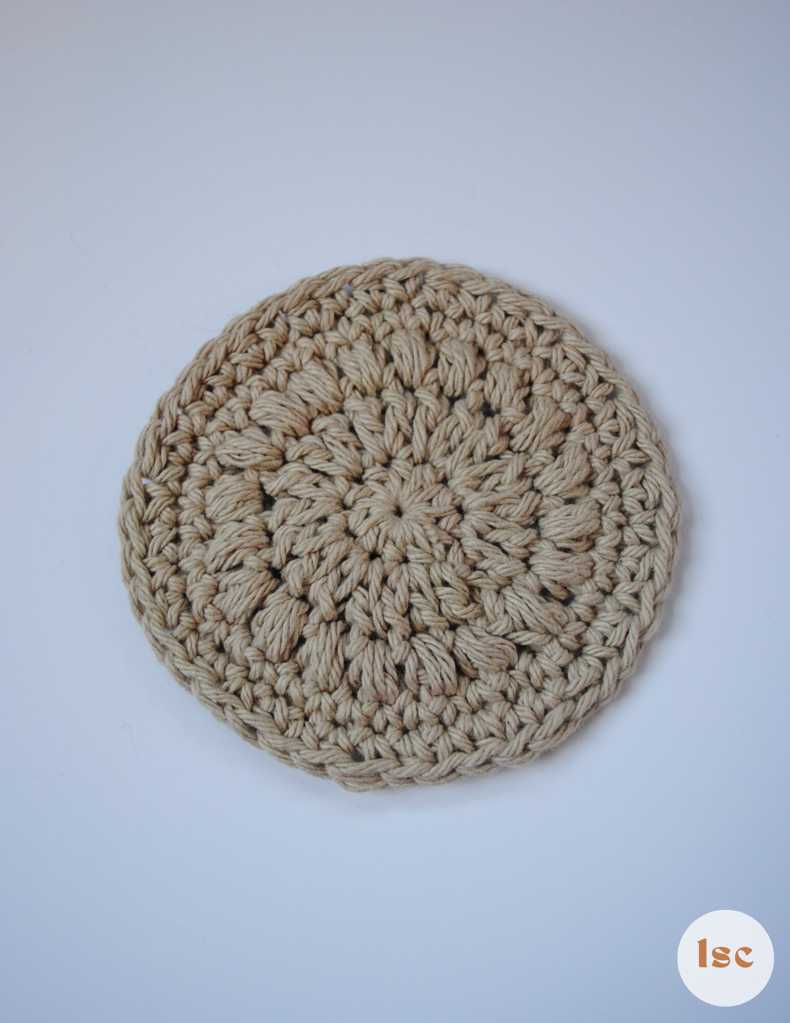 Cotton Boho Coasters // Set of 4 // Ready to Ship // Handmade Crochet ...